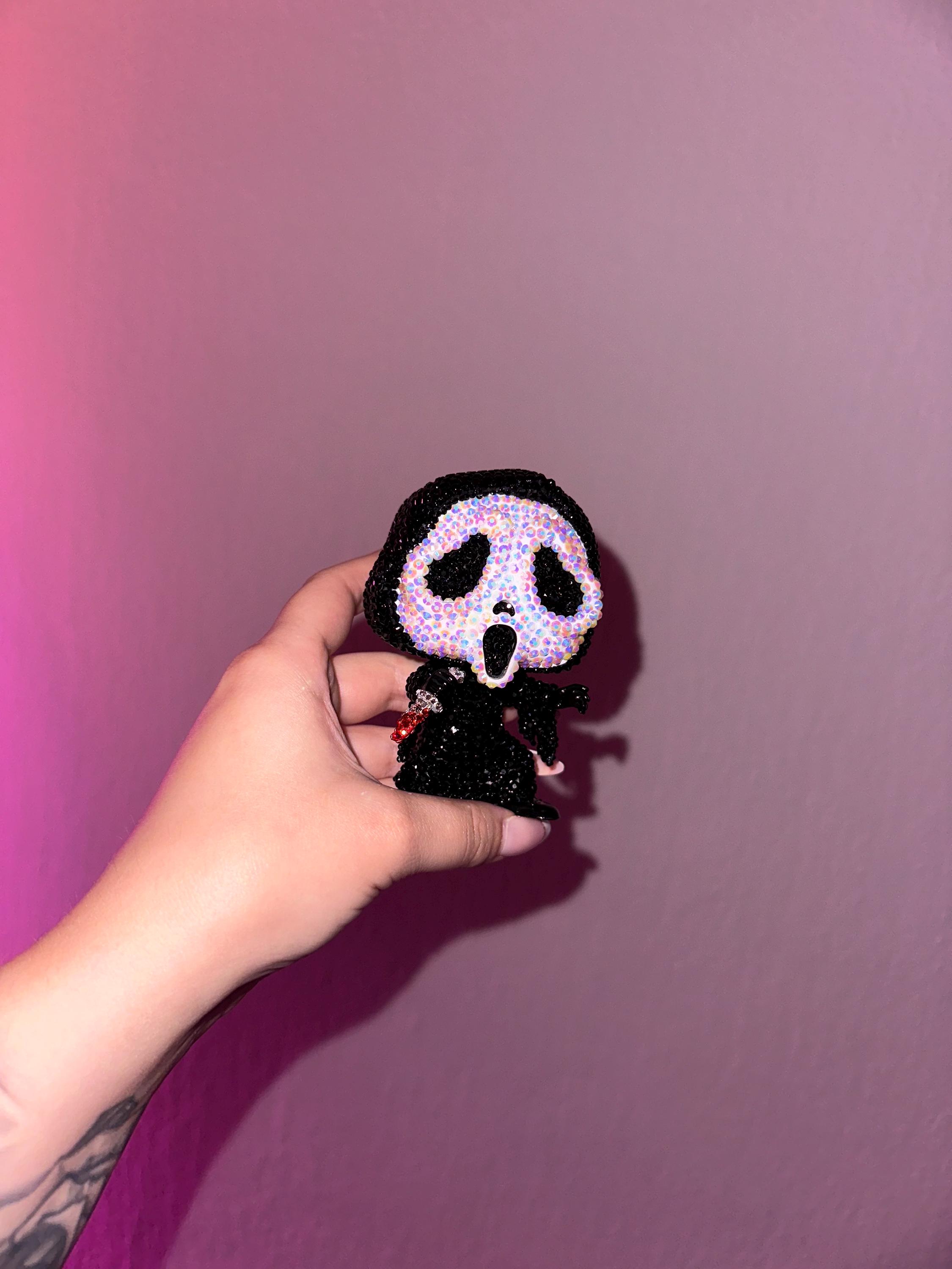 Ghostface Funko Pop Halloween Special Edition, Handmade, Rhinestone ...