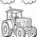 Tractor Coloring Pages for Kids: Farm Fun (instant Download) - Etsy