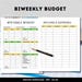 Biweekly Budget Planner Printable PDF | Paycheck Budgeting Worksheet ...