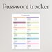Password Tracker, Log Password, Organizer Password Keeper, Password ...