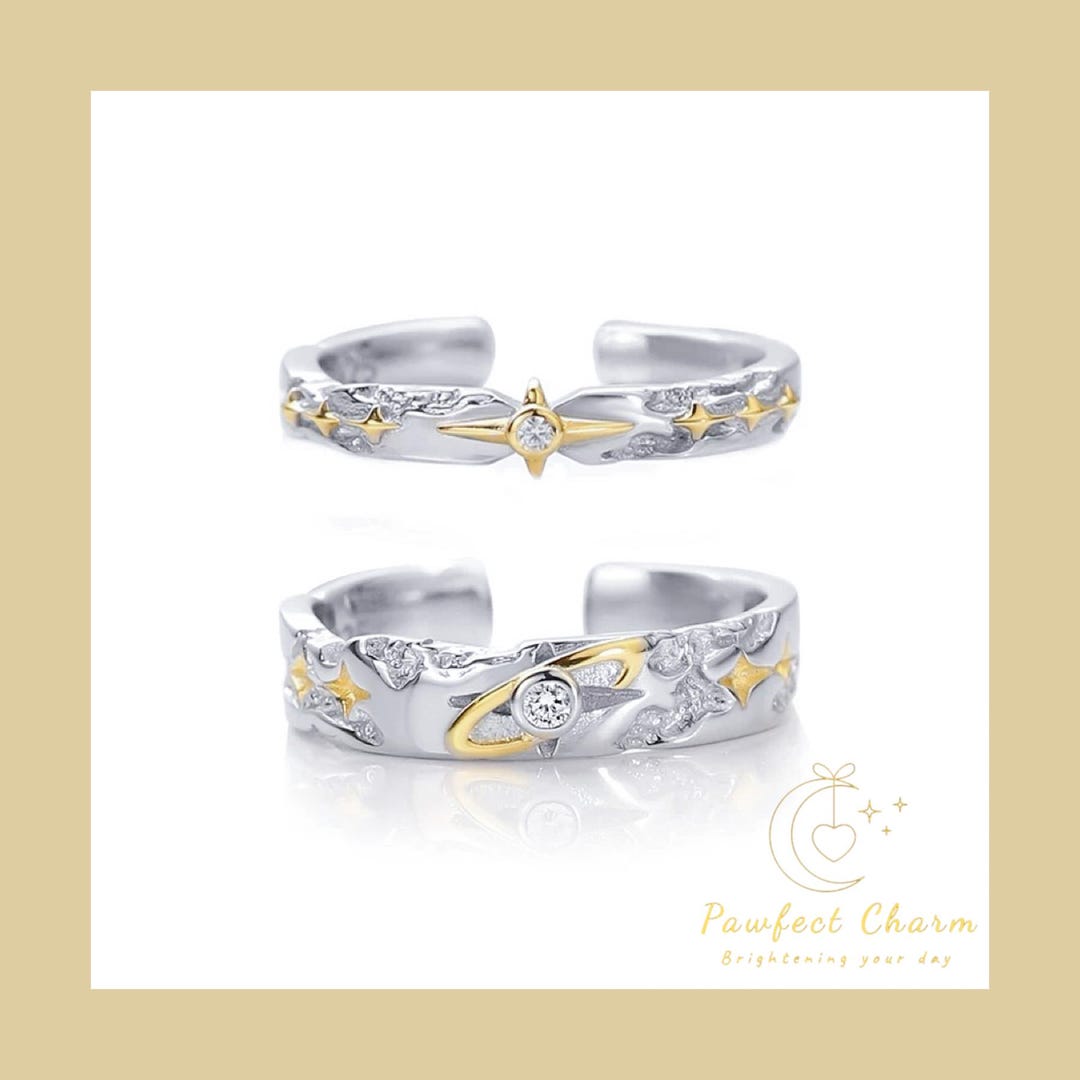 Love & Deepspace - Xavier Stellar Love Rings Set - Silver and Gold ...