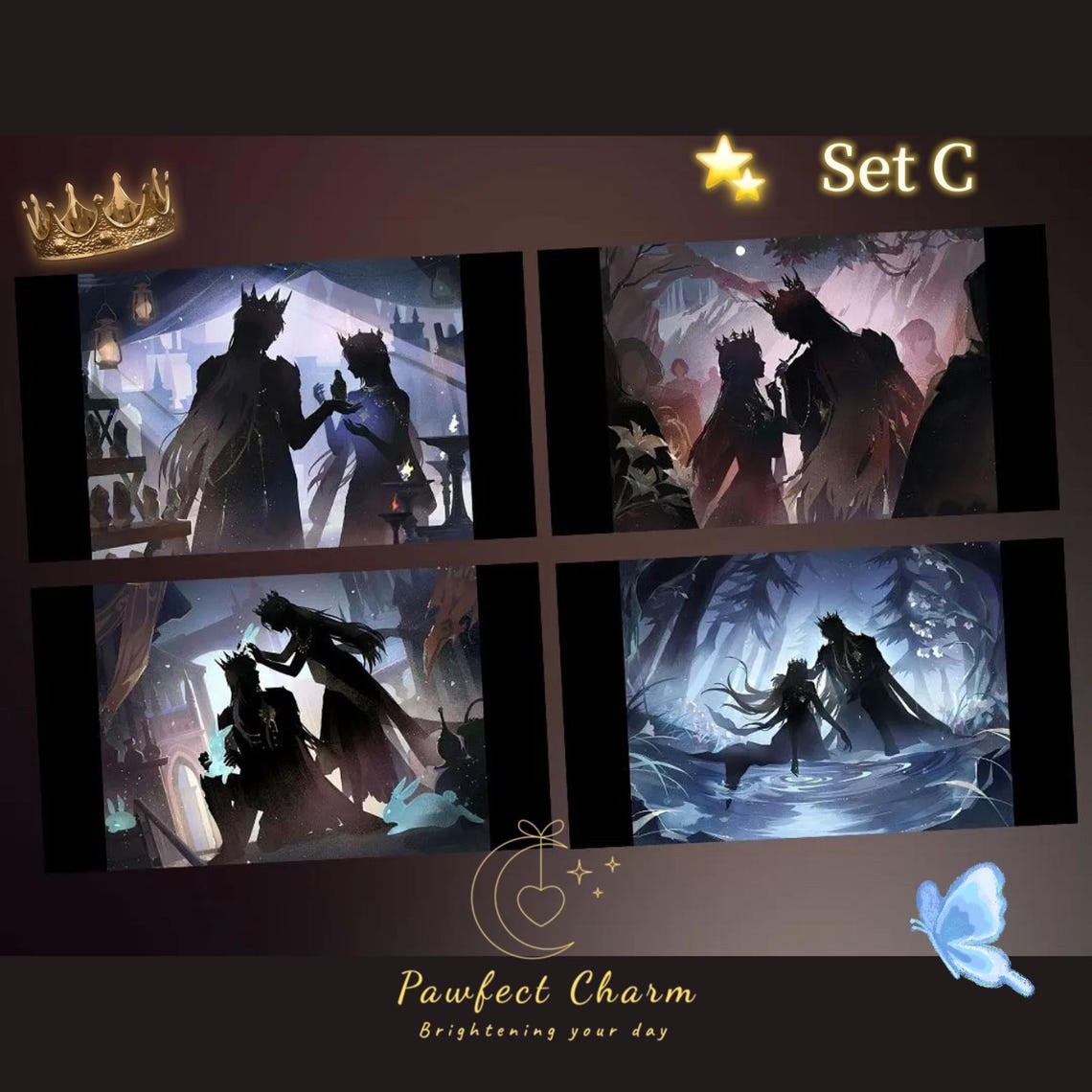 Xavier Fallen Crown Silhouette Films | Love and Deepspace Silhouette ...
