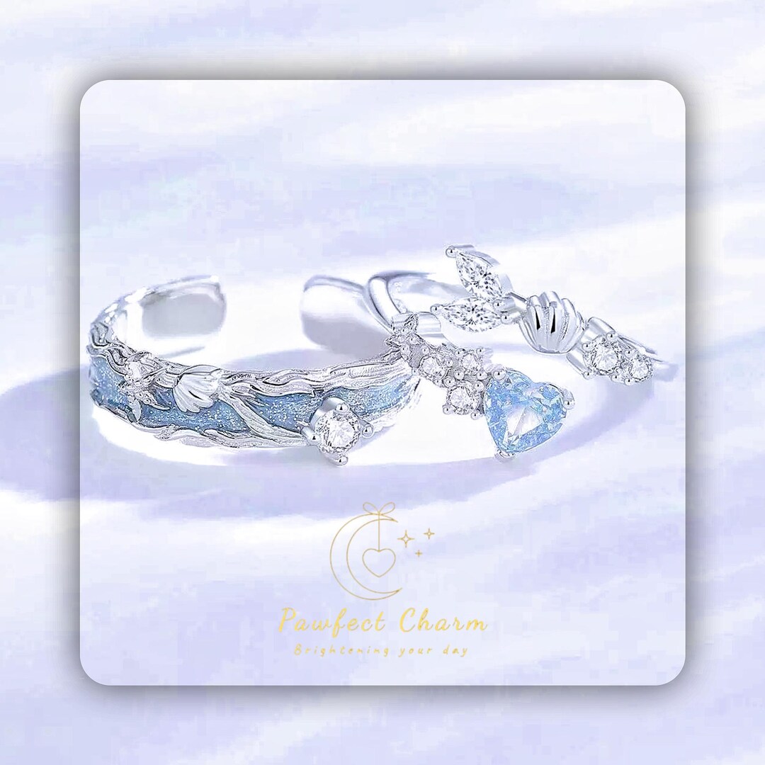 Love & Deepspace - Rafayel Ocean Guardian Couple Rings | S925 Silver ...