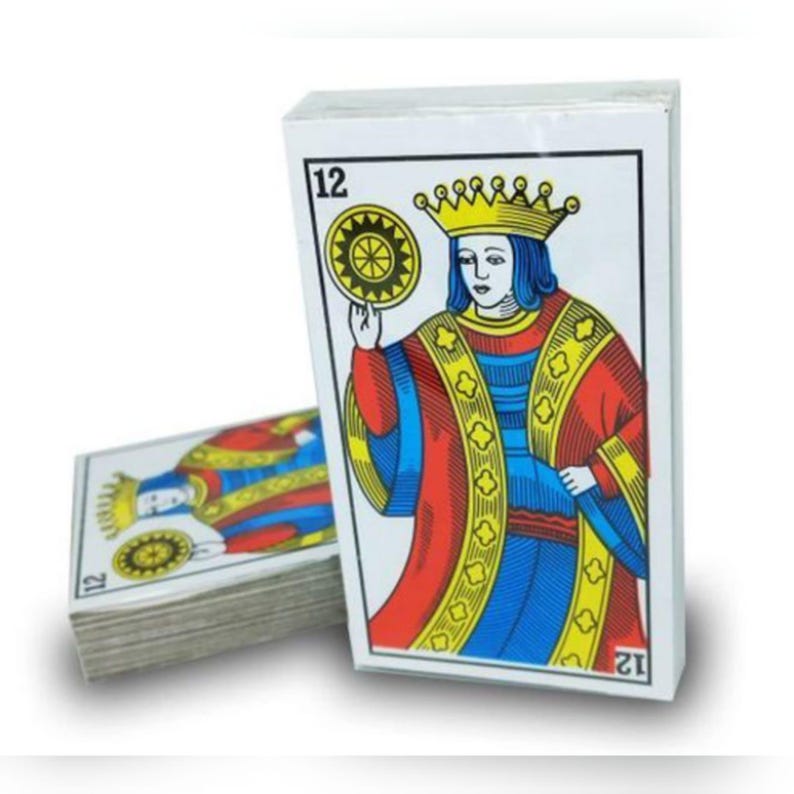 Traditional Moroccan Playing Cards Classic Ronda Game Deck With Vibrant ...