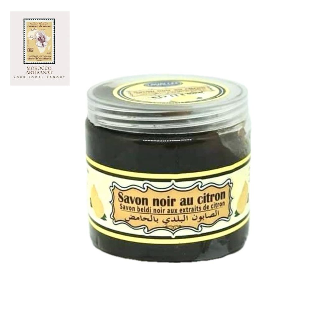 Traditional Exfoliating Moroccan Black Soap Natural Beldi Soap Hammam ...