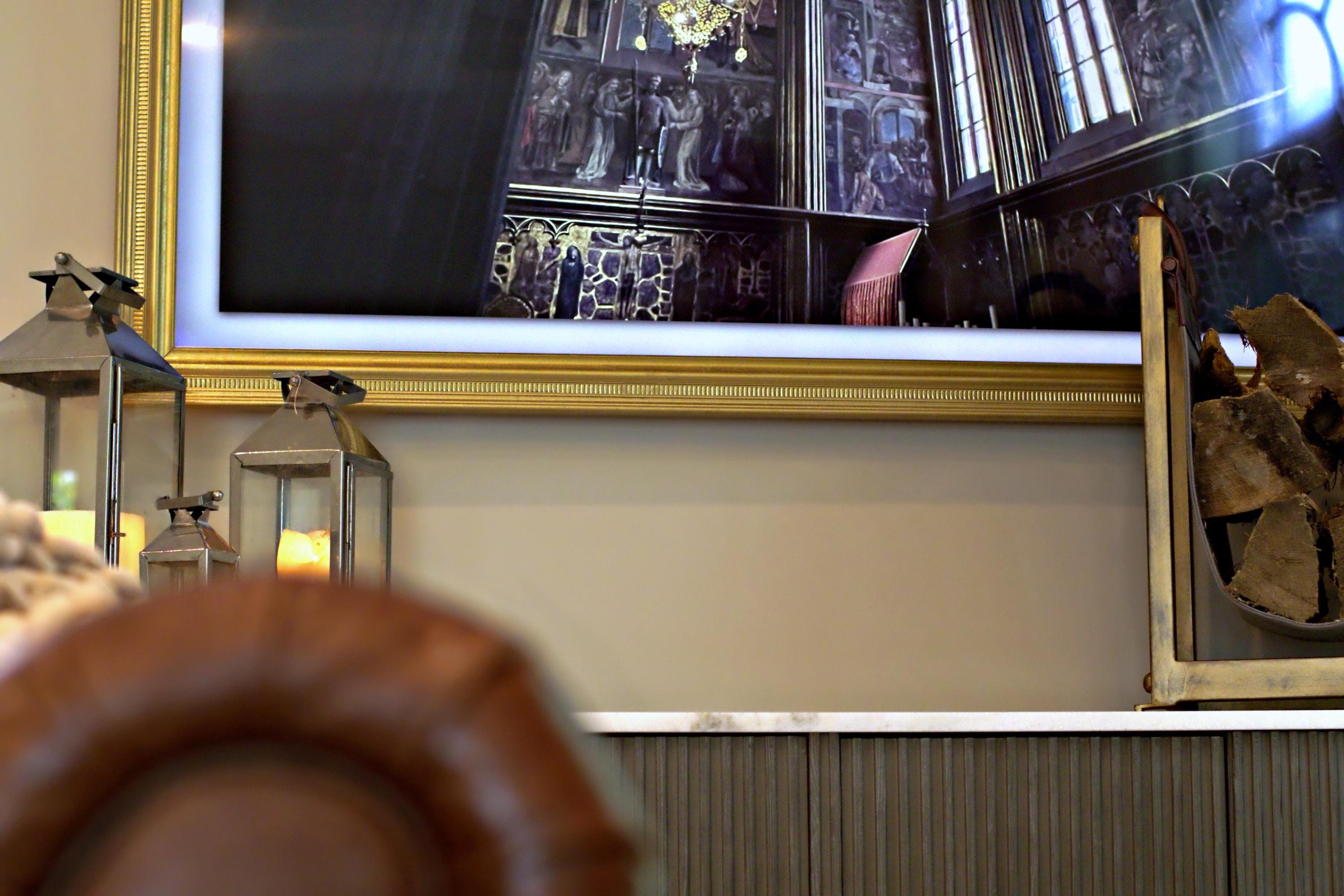 Custom Samsung Frame TV Frame, Handcrafted Woodent TV Frame for Samsung ...