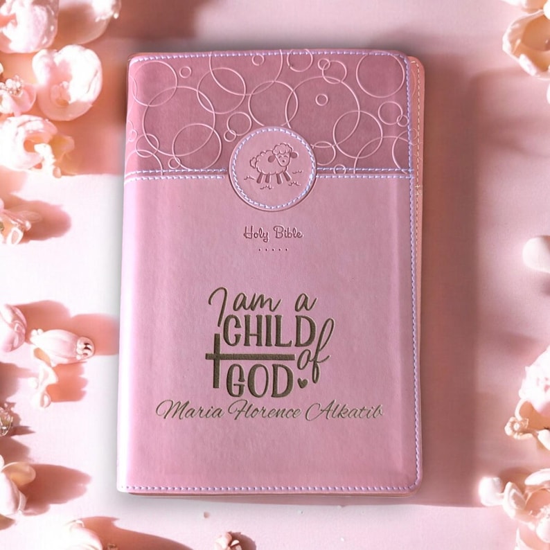 Personalized NIV Baby Bible: Pink or Blue, First Bible for Newborns ...