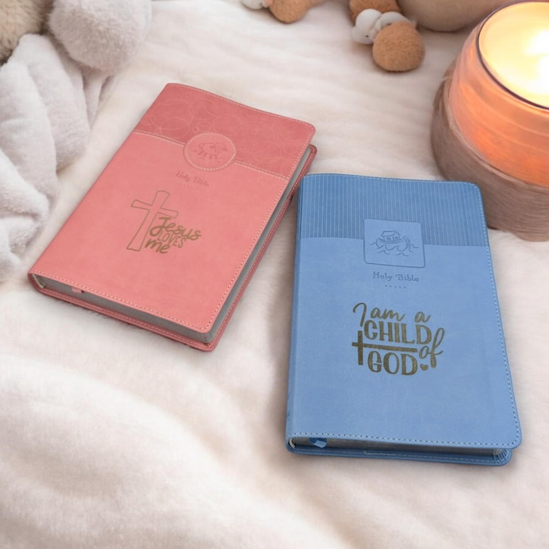 Personalized NIV Baby Bible: Pink or Blue, First Bible for Newborns ...
