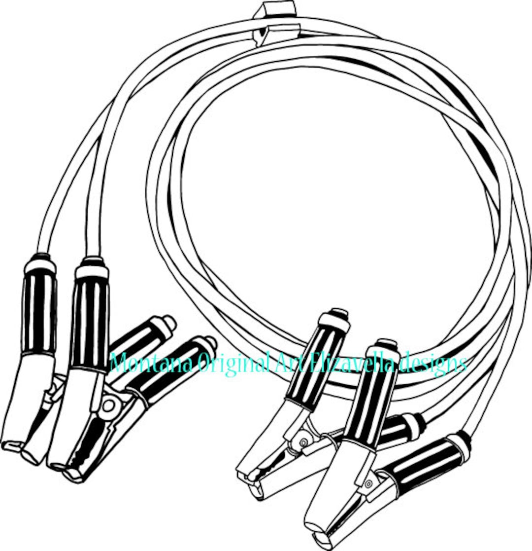 Mechanic Jumper Cables Png Clipart Battery Car Automobile Digital ...