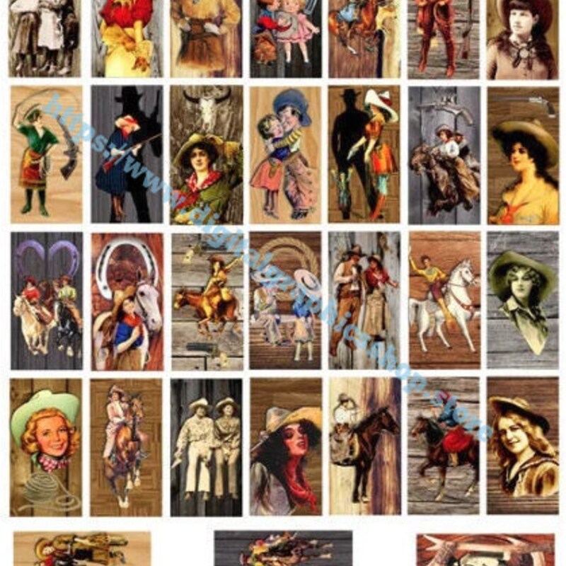 Domino Collage Sheet - Etsy