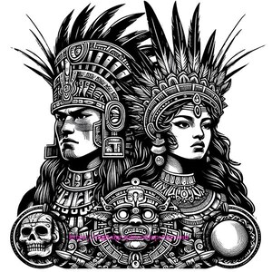 Guerrero azteca png, rey y reina aztecas png svg clipart, arte indio ...