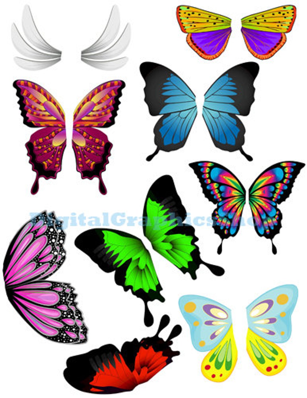 Butterfly Fairy Wings Png Overlay, Printable Art , Fairies Wings ...