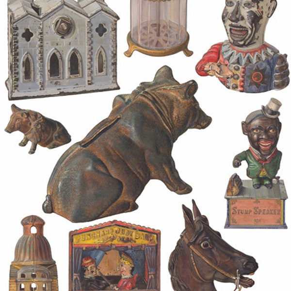 Vintage Coin Bank - Etsy