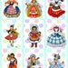 INSTANT DOWNLOAD, Cow Paper Dolls Digital Printable Collage Sheet ...