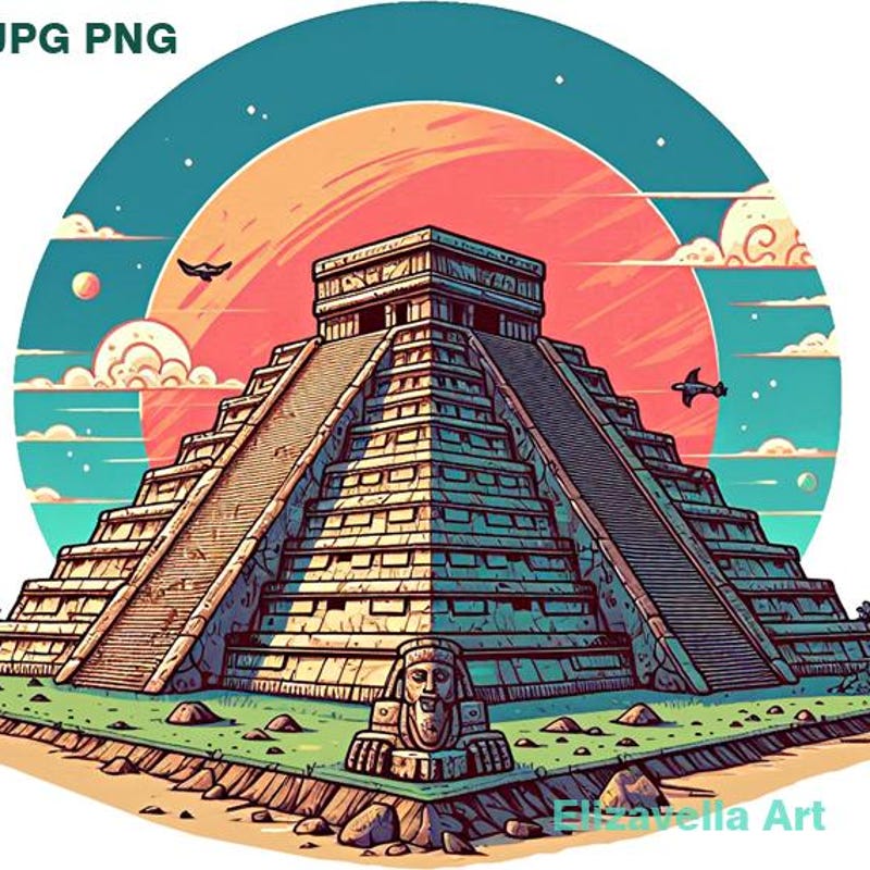 Mayan Stencil - Etsy