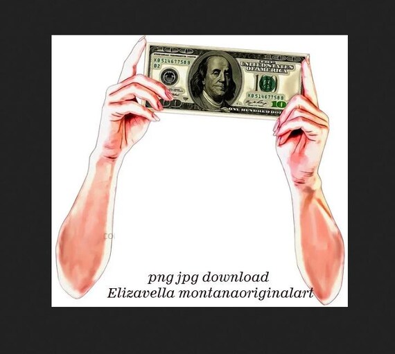 Geld In Der Hand Clipart Hand Hält Geld Hand Hält