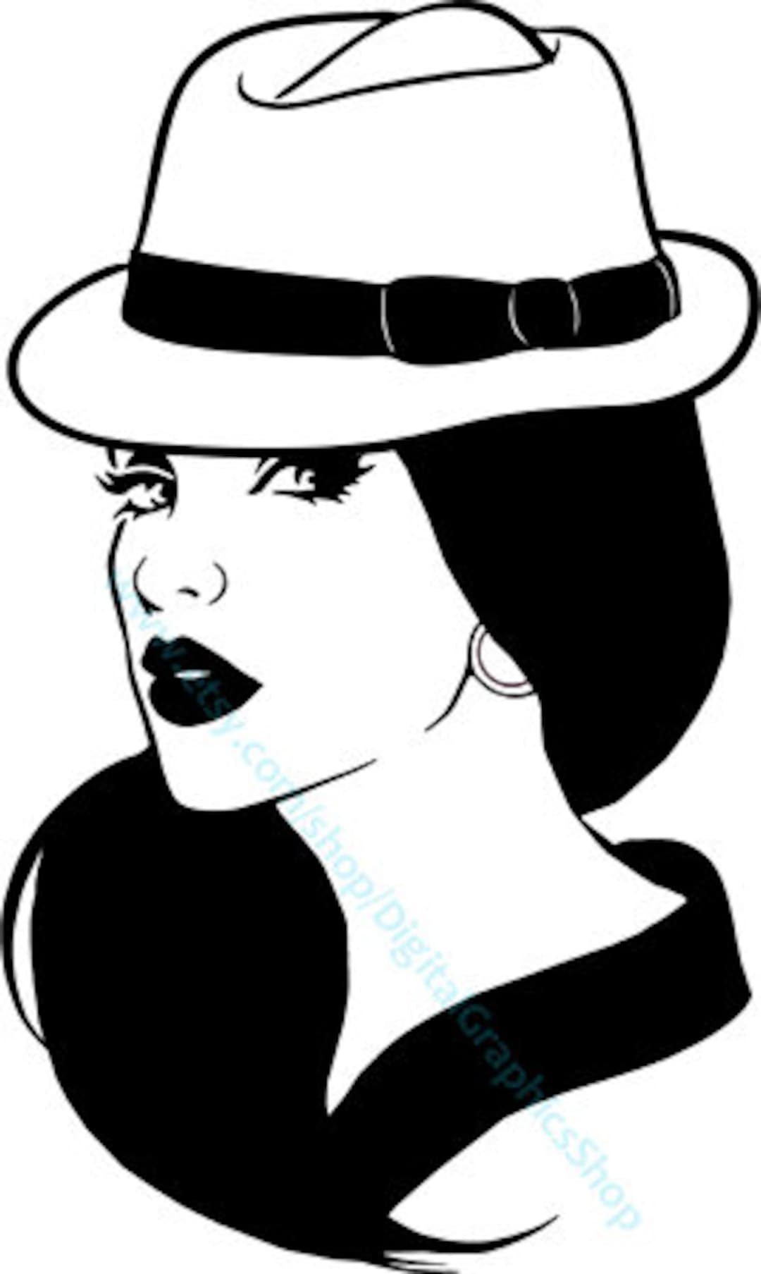 Chola, Mexican Woman, Face Png, Svg Vector, Printable Wall Art, Pinup ...