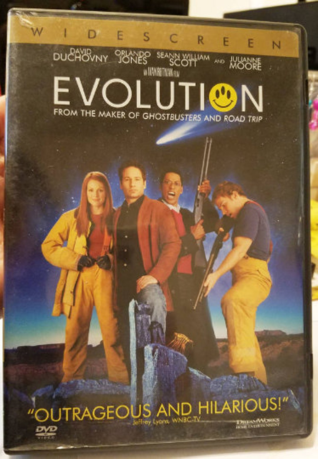 Vintage Year 2001 Evolution Dvd Funny Comedy Sci Fi Space Aliens Movie ...