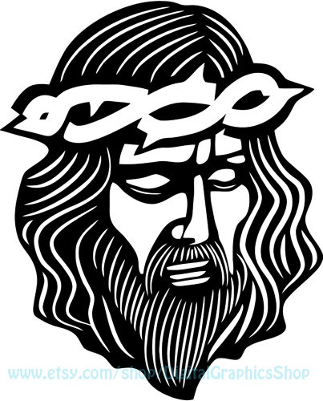 Jesus Christ Thorn Crown Svg Vector , Icon Logo, Jesus Png, Printable ...