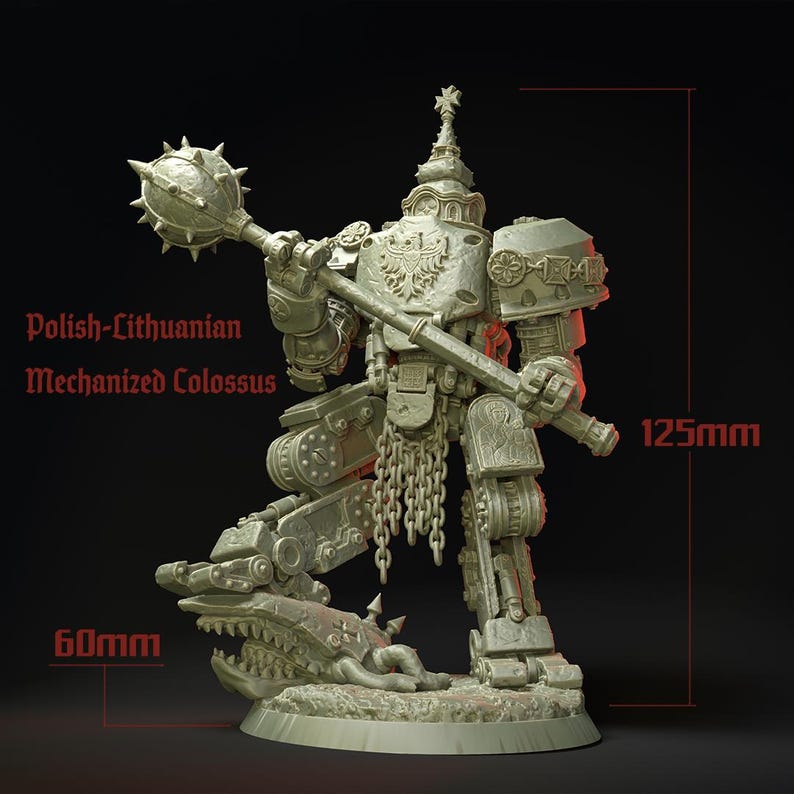 Mechanized Colossus – Resin Miniature for Trench Crusade & Wargames - Etsy