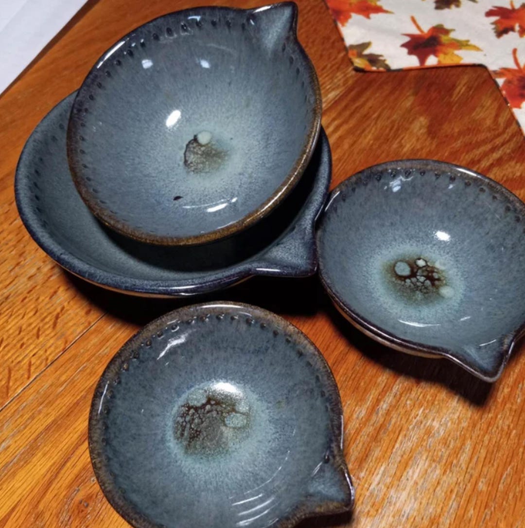 Ceramic Measuring Cups, Baking, Cooking, Hostess Gift Ready to Ship ...