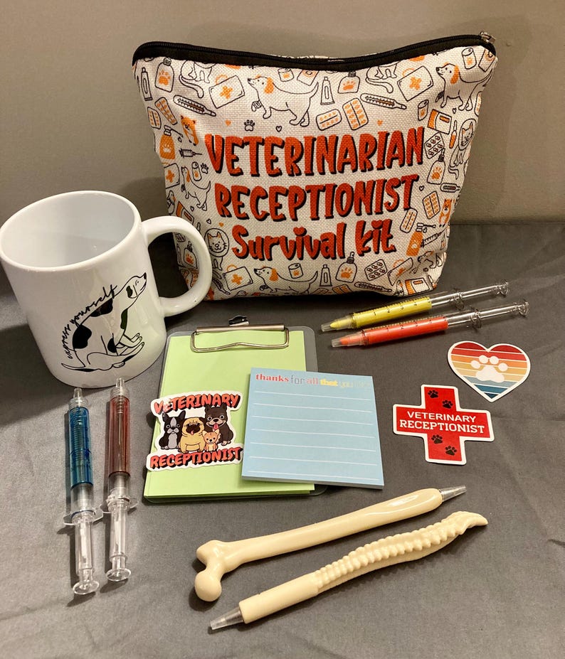 Veterinary Receptionist Appreciation Gift Bag - Etsy