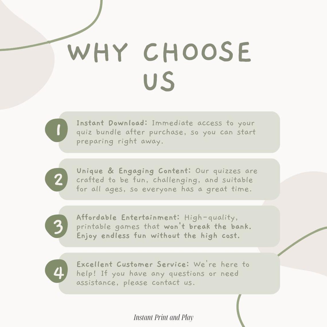 Printable Music Quiz Bundle - Etsy