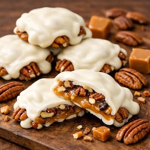 Gourmet Jumbo Chocolate Pecan Clusters (1 Jumbo 4 Ounce Cluster per ...