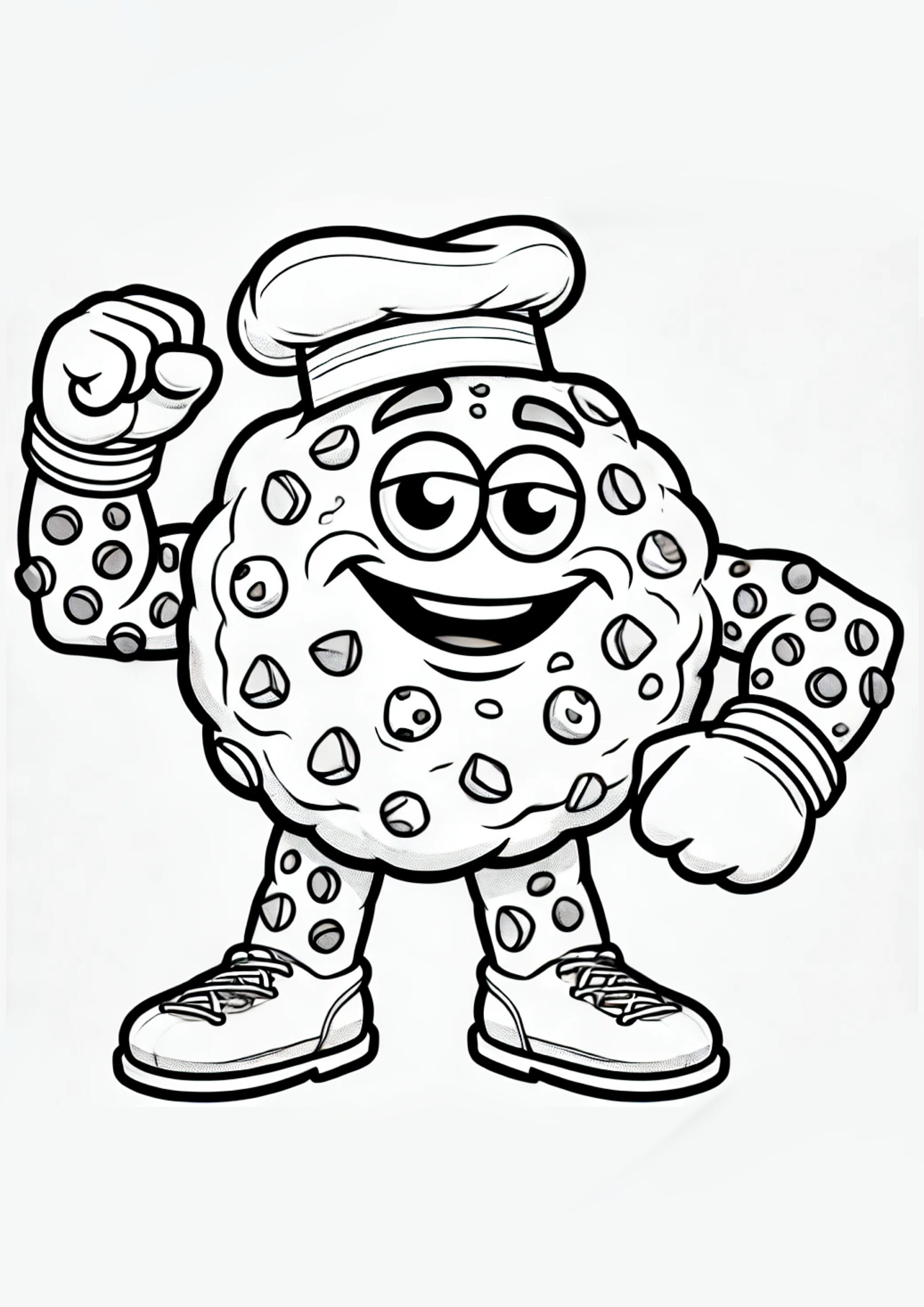 7 Coloring Pages | Candy Characters - Etsy