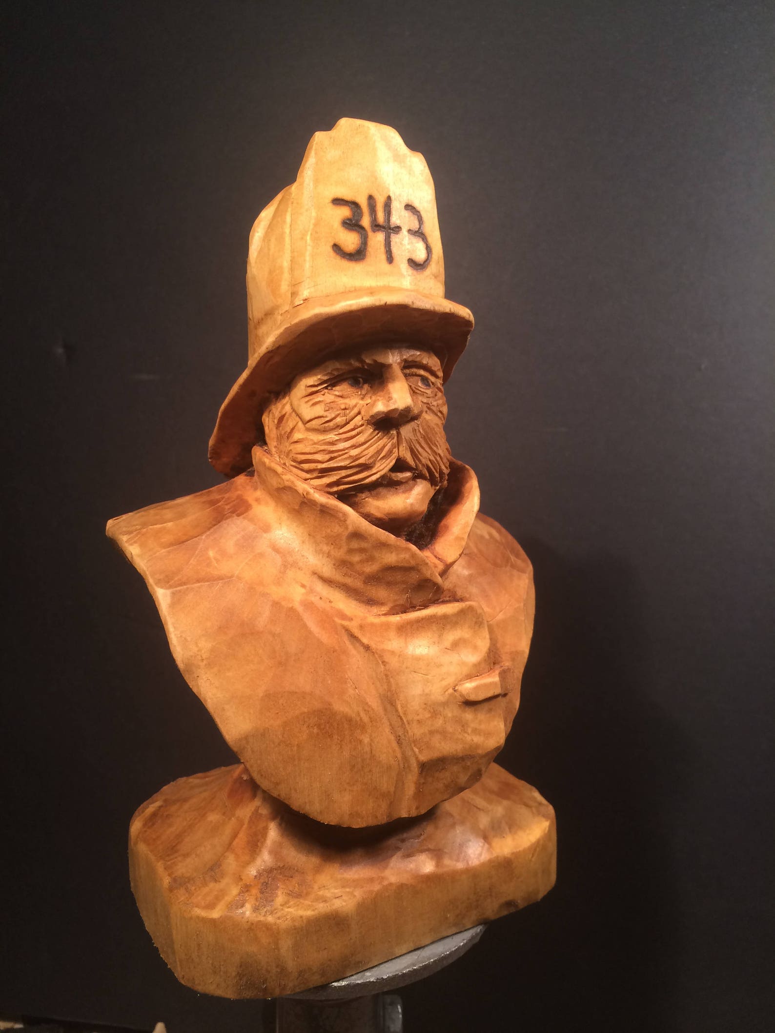 Fire Fighter Fireman Woodcarving - Etsy