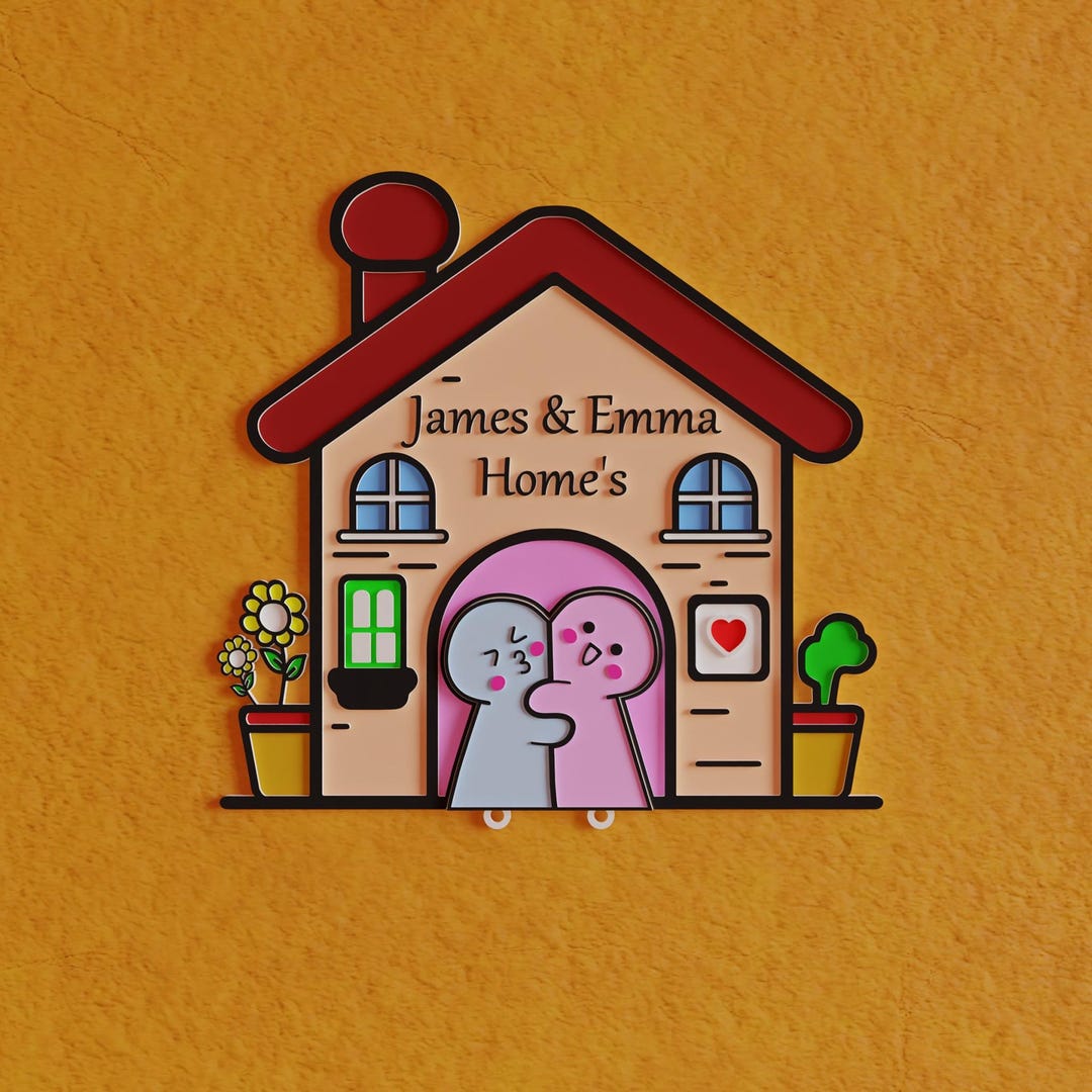 Handmade Custom Chibi Cute Key Holder Personalized Key Hanger, Perfect ...