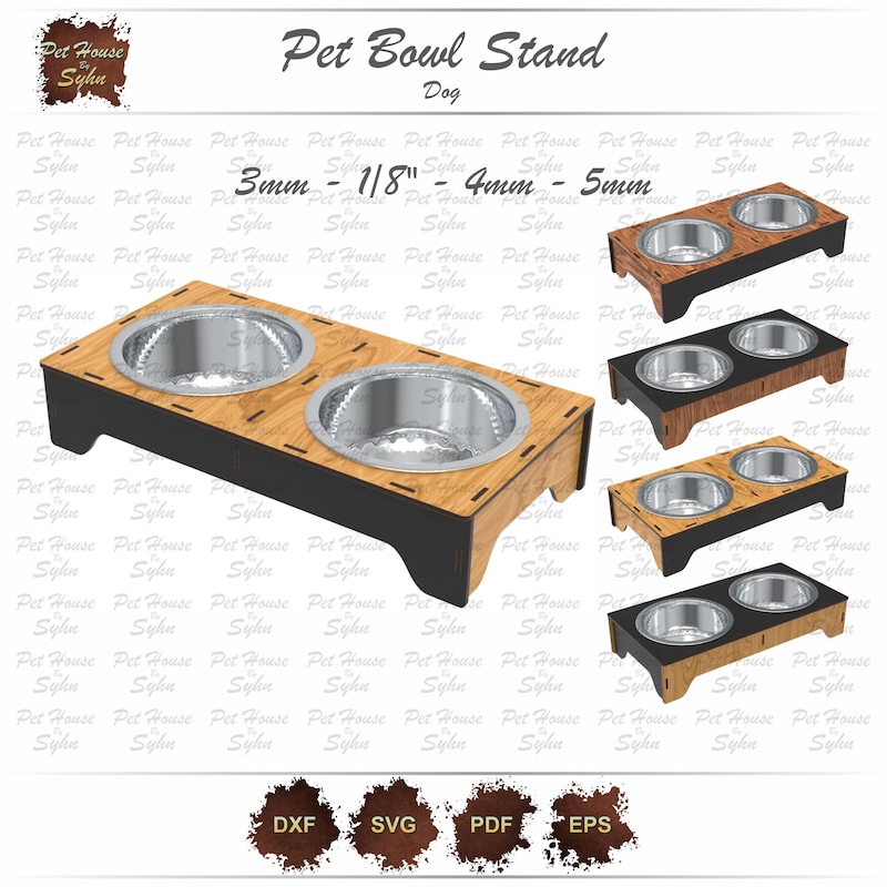 Dog Feeder Laser Cut Svg - Etsy