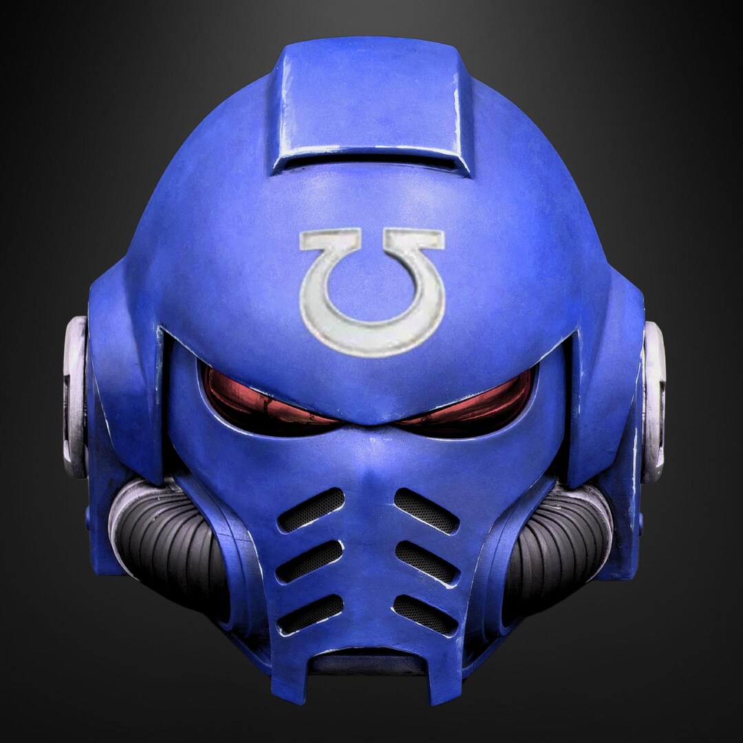 WH40K Space Marine 2: Ultramarine Helmet - Prop or Cosplay - Etsy Australia