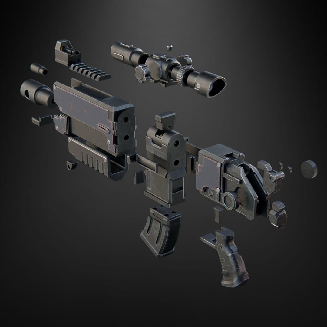 Warhammer Space Marine 2: Bolt Rifle Prop or Cosplay - Etsy