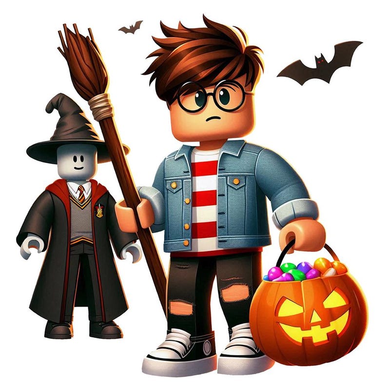 Roblox Halloween Costume - Etsy