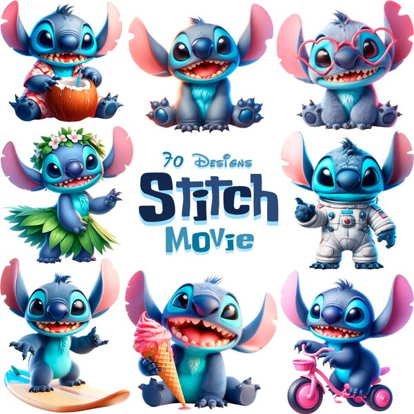 Realistic Stitch - Etsy