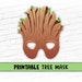 Tree Printable Mask Halloween Mask Printable Party Mask Groot | Etsy