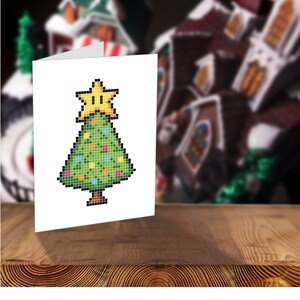 Printable Holiday Cards, Geeky Christmas Cards, Nerd Christmas Greeting ...