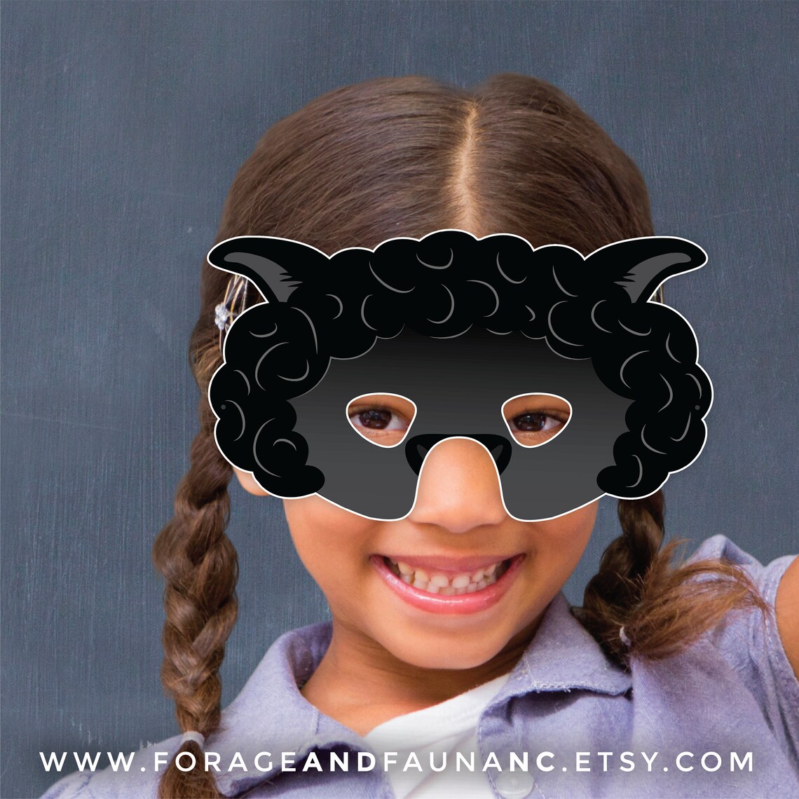 Black Sheep Printable Mask Living Nativity Easter Printable - Etsy Canada
