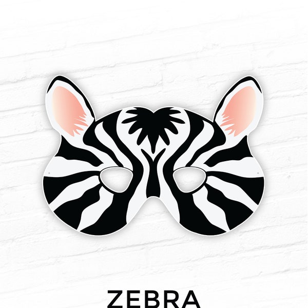 Zebra Mask - Etsy