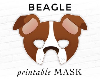 Beagle Party Mask - Etsy