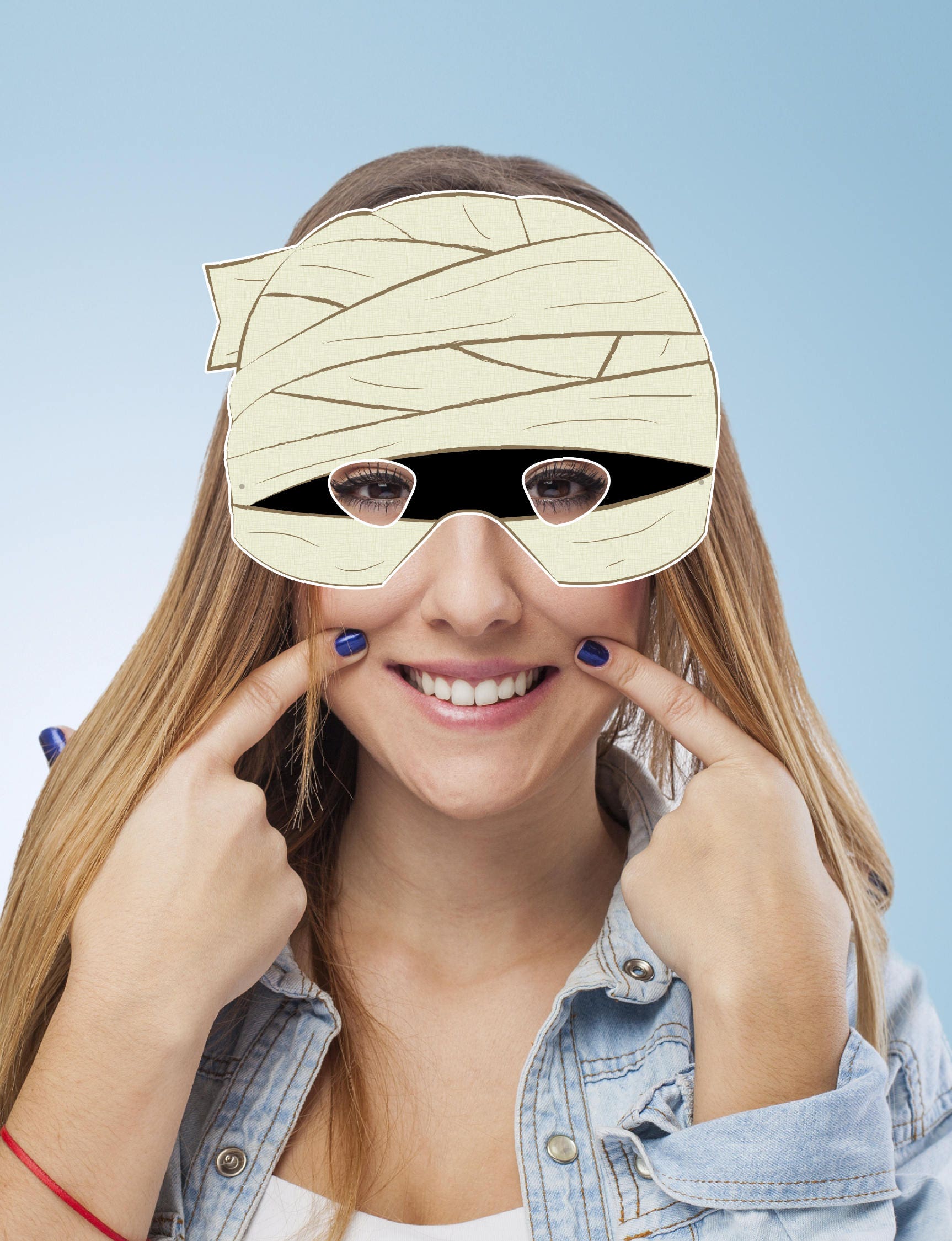 Mummy Halloween Printable Monster Mask Egypt Egyptian Curse Movie ...