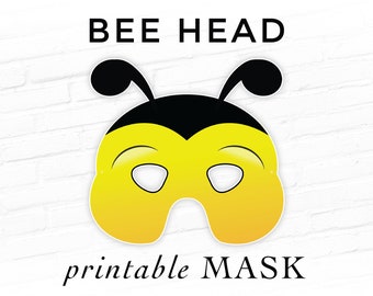 Printable Bee Mask | Etsy