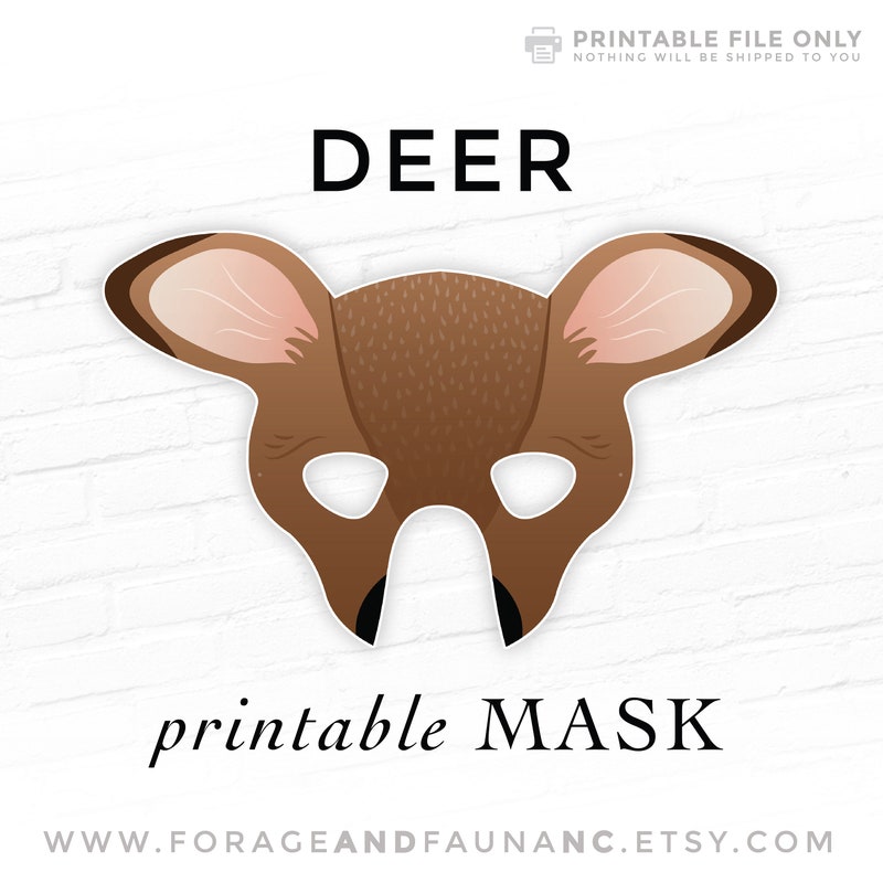 Woodland Animal Mask - Etsy