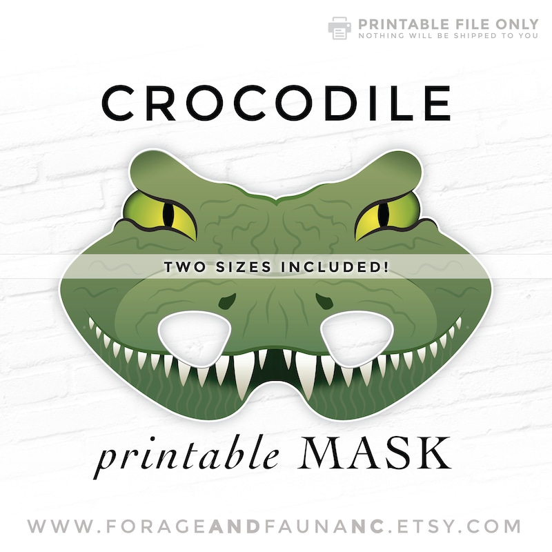 Crocodile Mask - Etsy