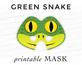 Snake Mask Template
