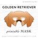 Golden Retriever Printable Dog Mask Cocker Spaniel Mask Printable ...