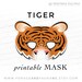 Tiger Mask Bengal Tiger Siberian Tiger Tiger King Tigris Mask Wild Cat ...