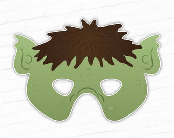 Paper Monster Mask - Etsy