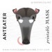 Anteater Aardvark Printable Animal Mask Halloween Birthday Photo Booth ...